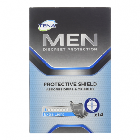 Tena men level-0 escudo protector 14 uds